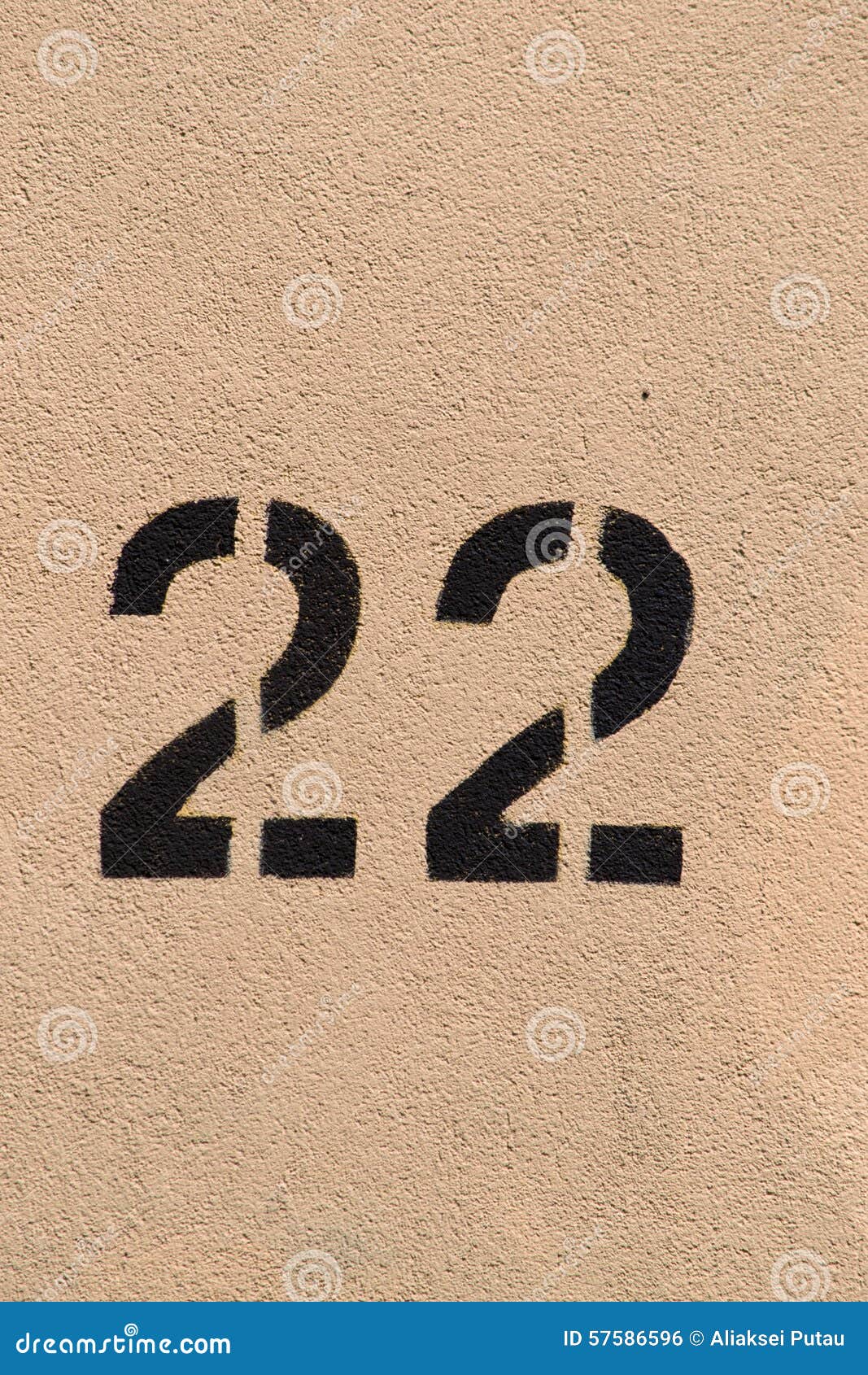 Number twenty two stock photo. Image of sign, symbol - 57586596