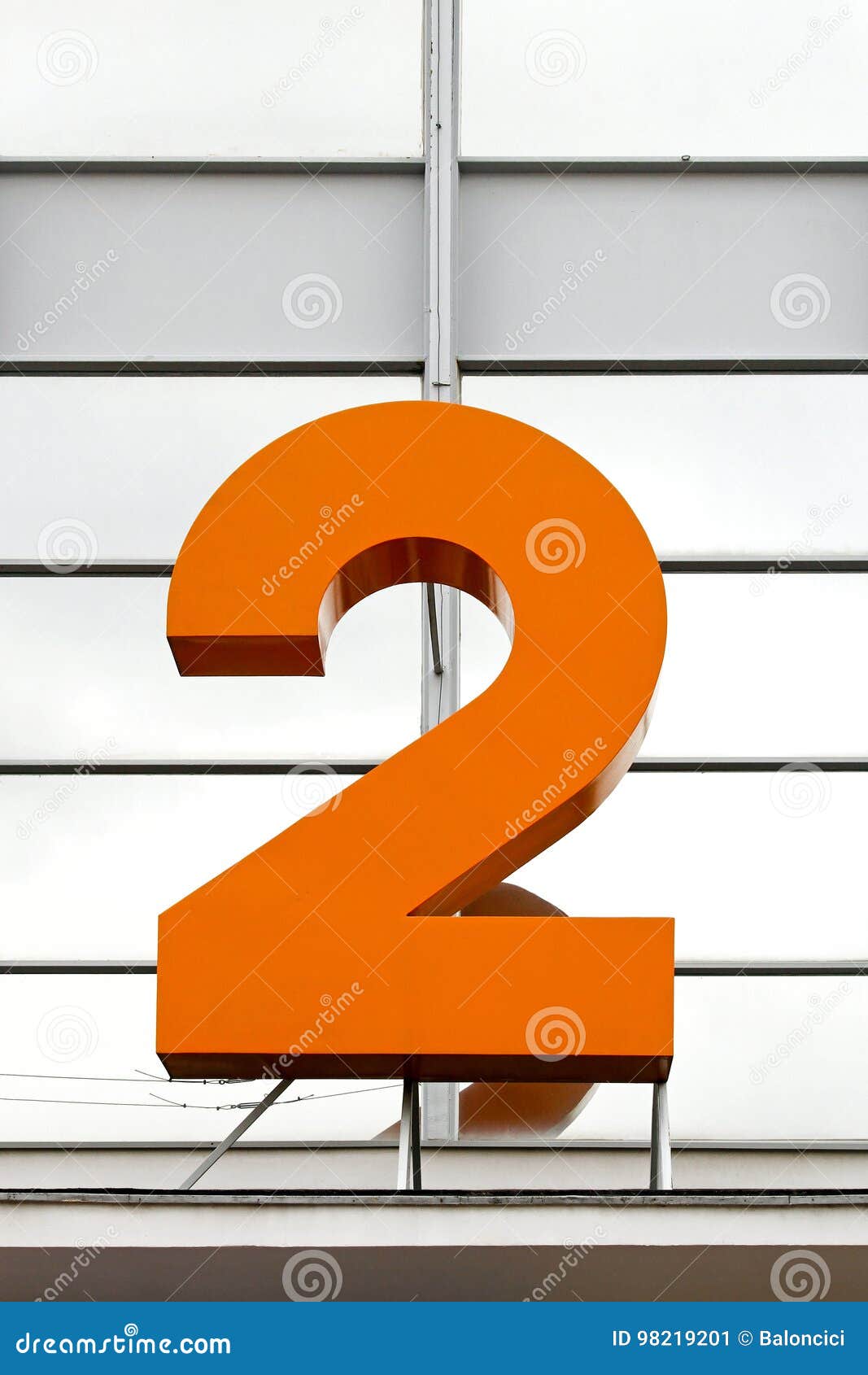 Number two stock image. Image of architecture, detail - 98219201