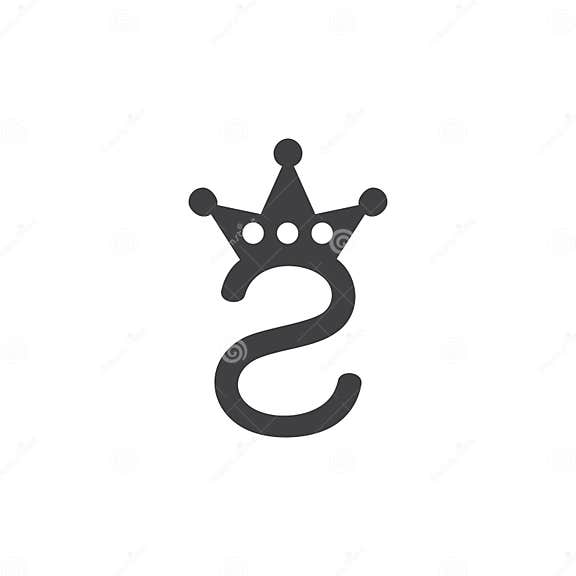 Number Two Crown Simple Geometric Logo Stock Vector - Illustration of ...