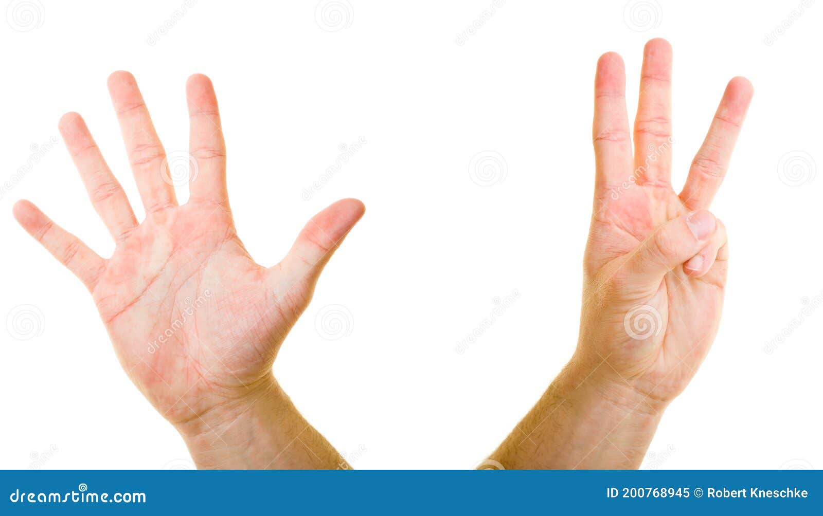 Number 8 stock image. Image of sign, communication, gesture - 200768945