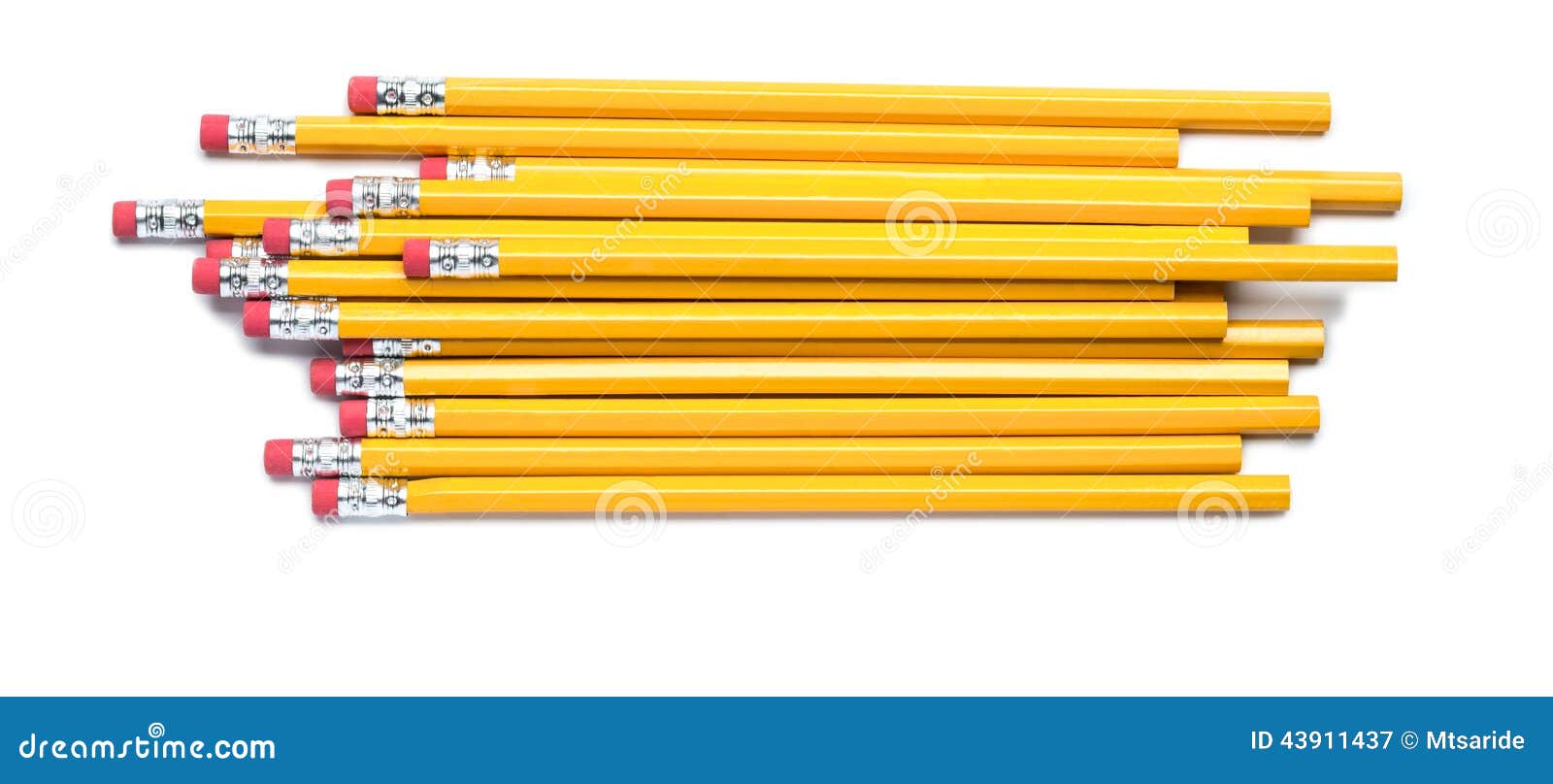Number Two Pencils stock image. Image of pencil, paintbrush - 43911437