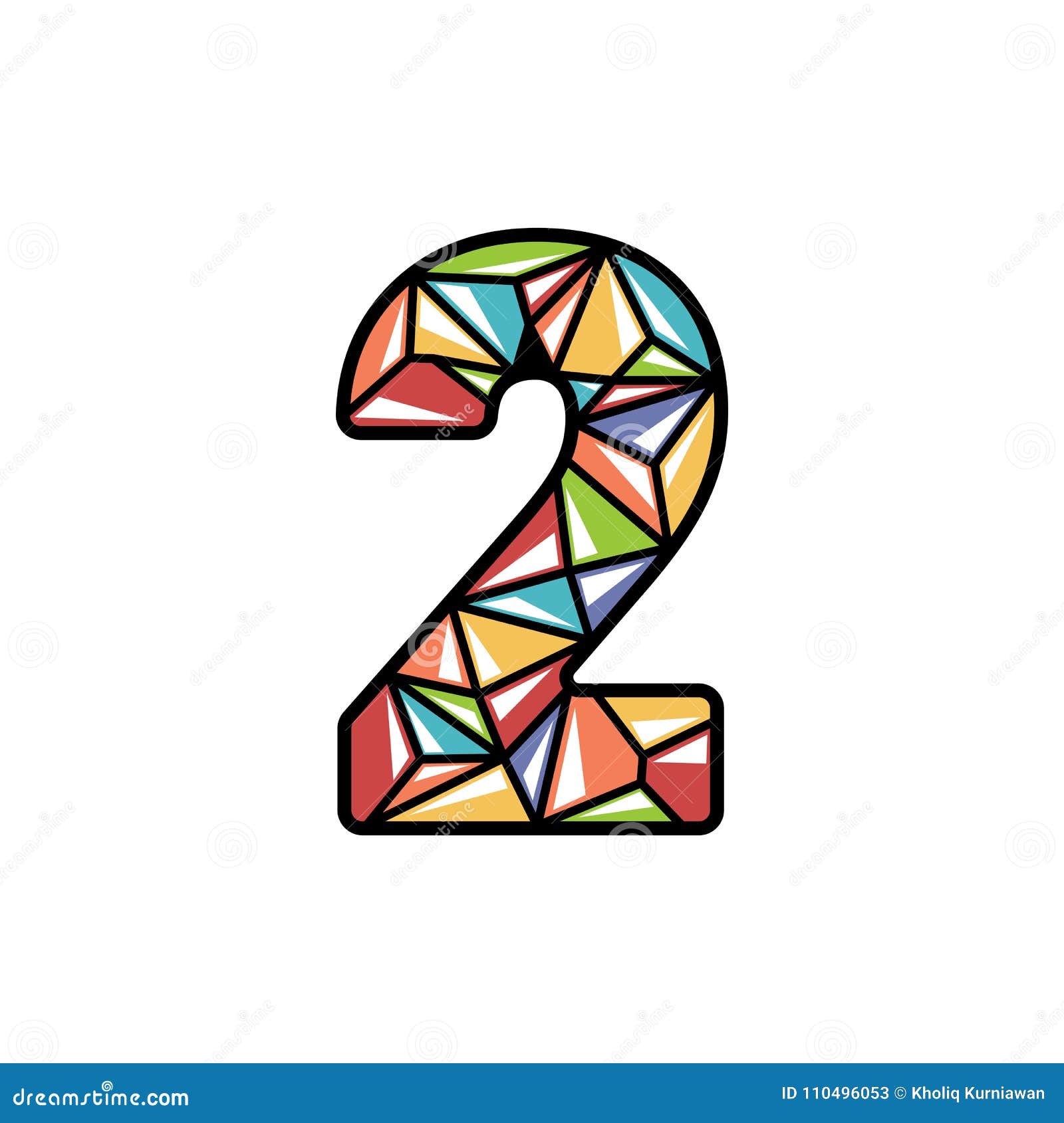 Number 2 Logo Design