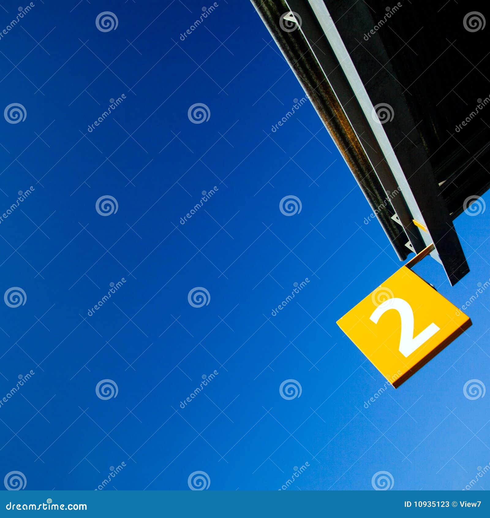 Number two sign or flag stock image. Image of hanging - 10935123