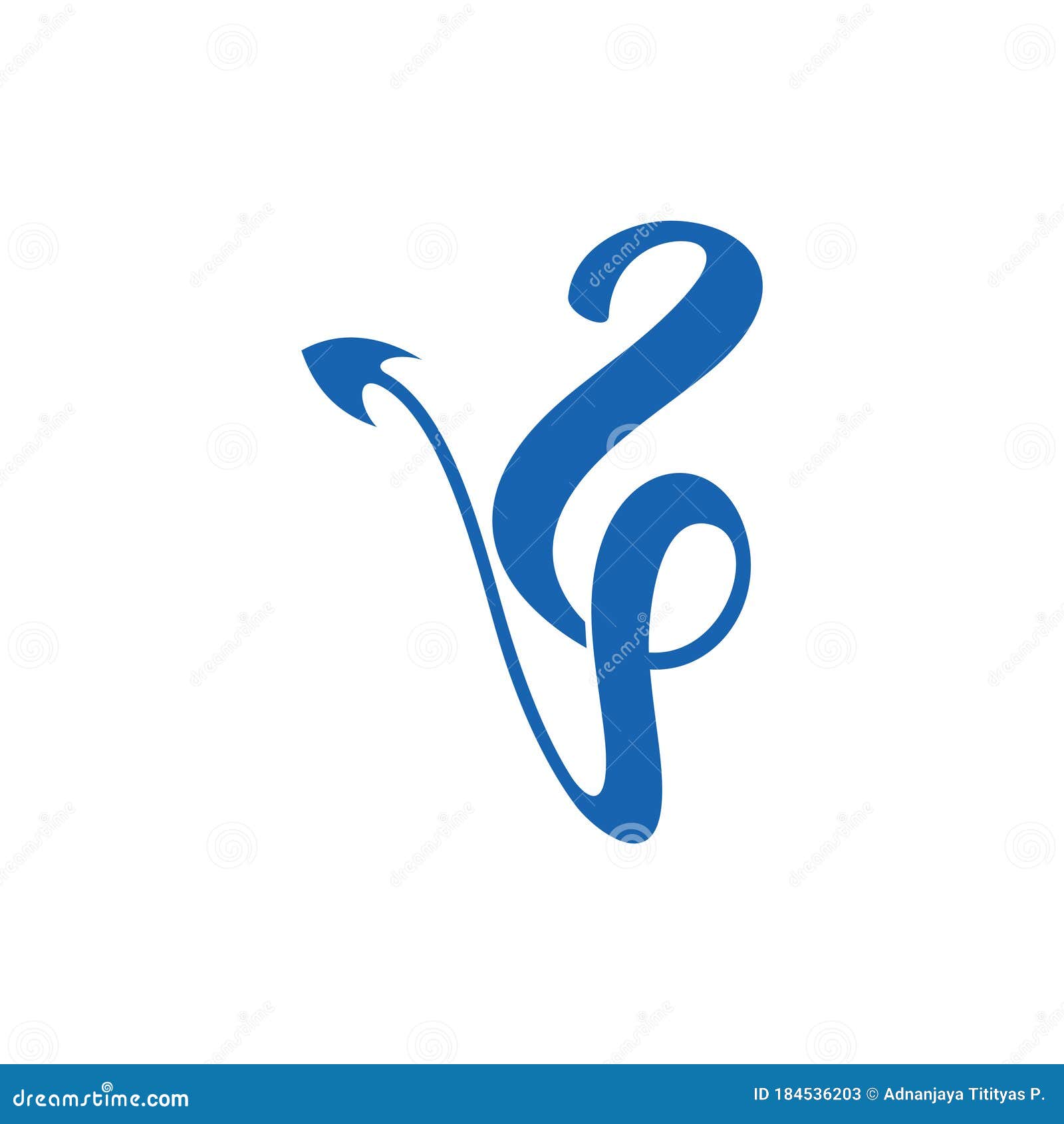 Number Two Simple Loop Arrow Logo Vector Stock Vector - Illustration of ...