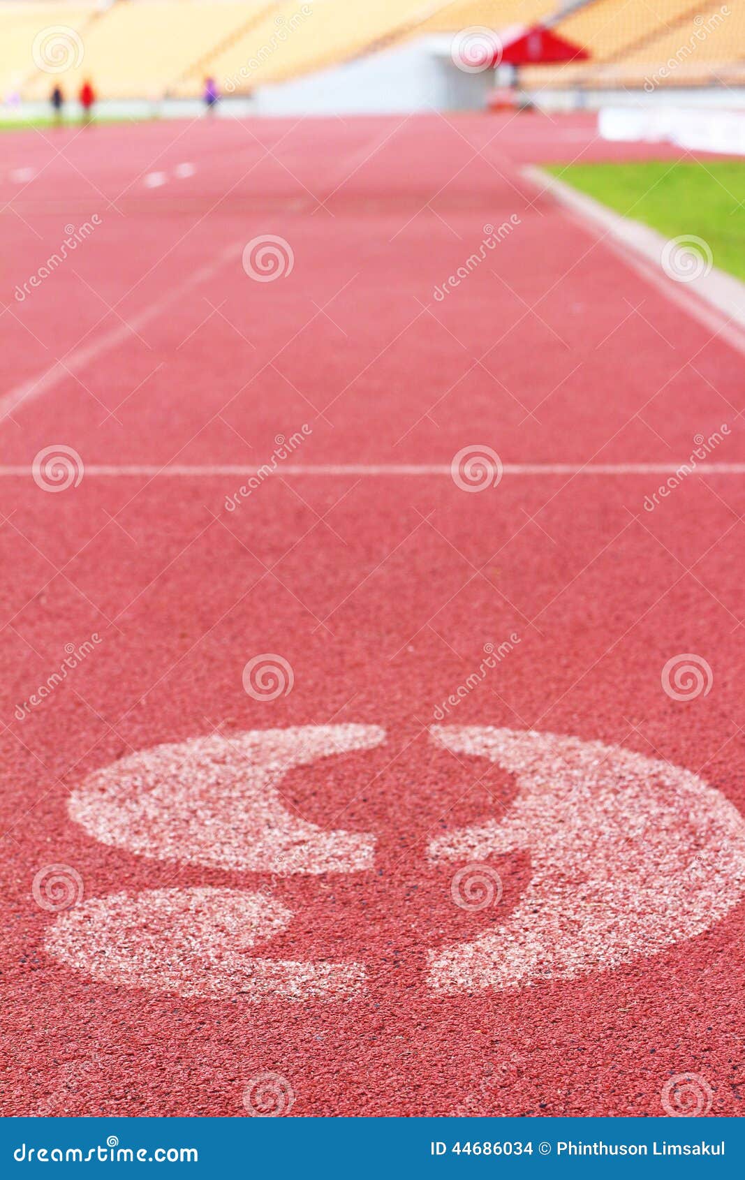 The Number Used for Athletes Stock Photo - Image of running, stadium ...