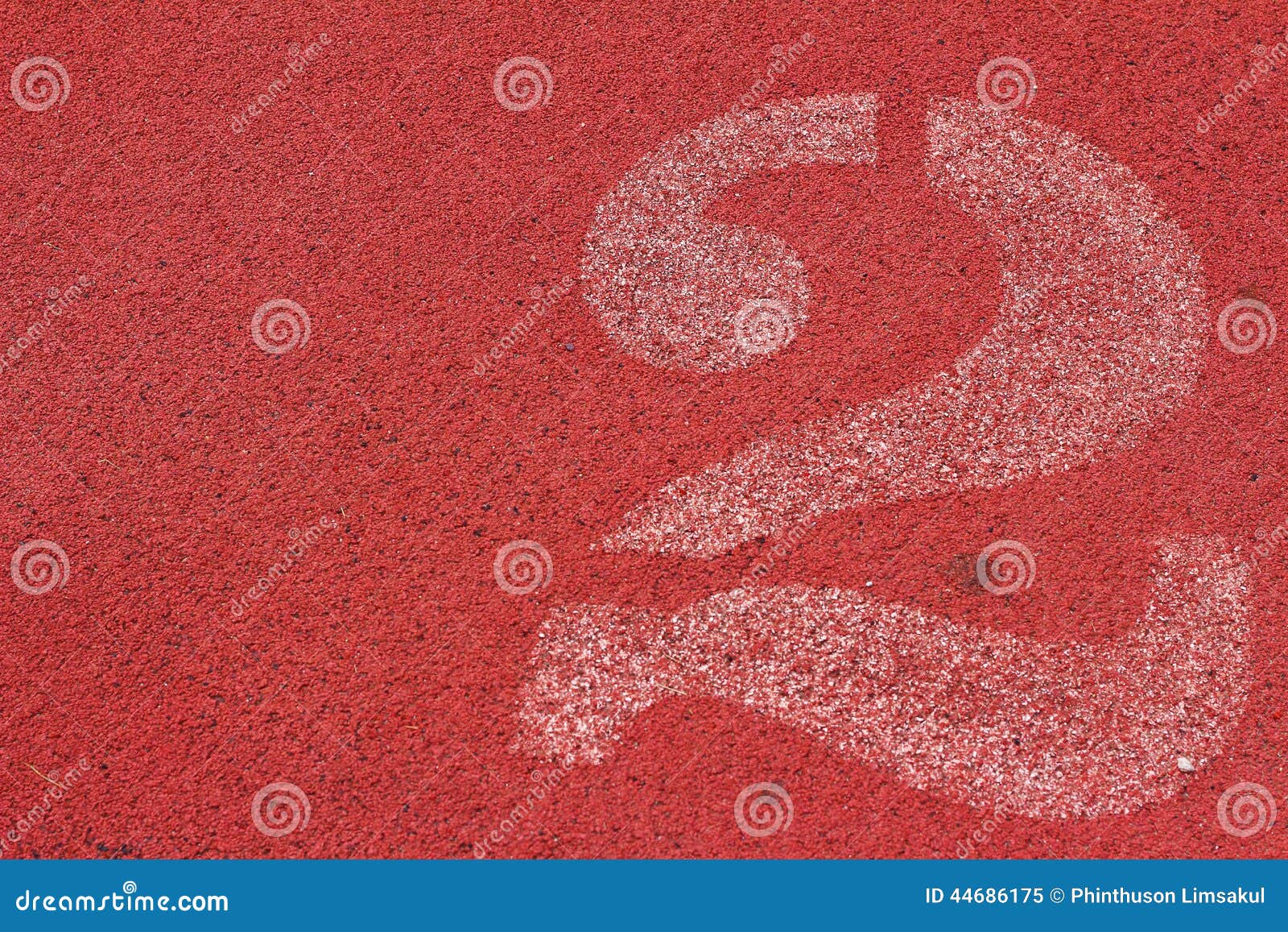 The Number Used for Athletes Stock Image - Image of road, number: 44686175