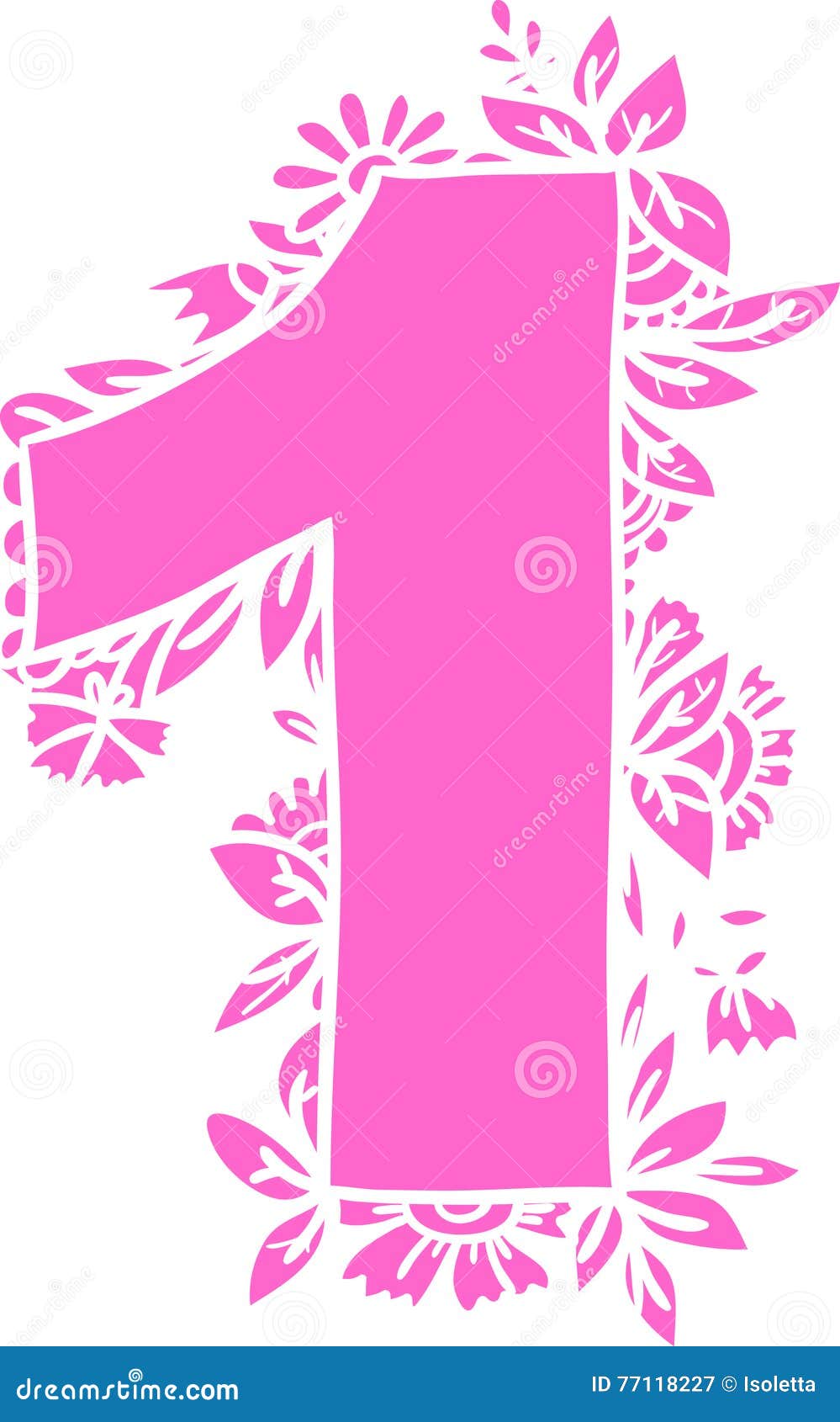 Number 1, Vector Design Element Stock Vector - Illustration of figure ...