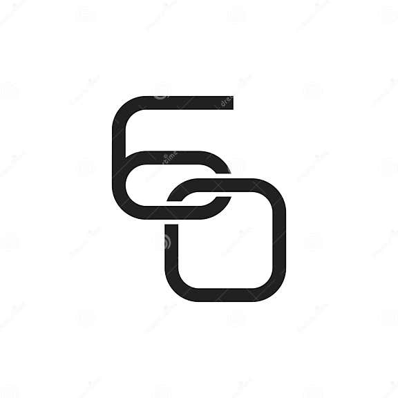 Number 60 Vector Design Logo Stock Vector - Illustration of sign, event ...