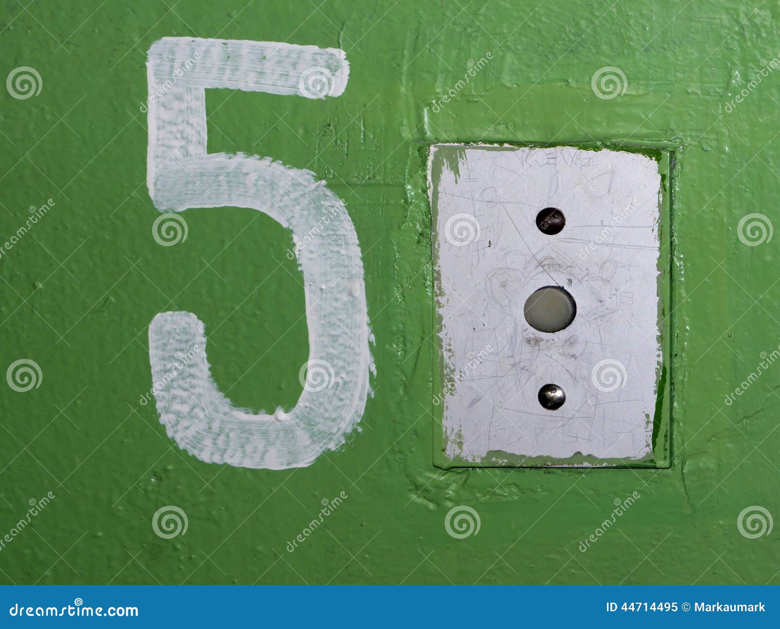 Number 5. stock illustration. Illustration of figure - 44714495