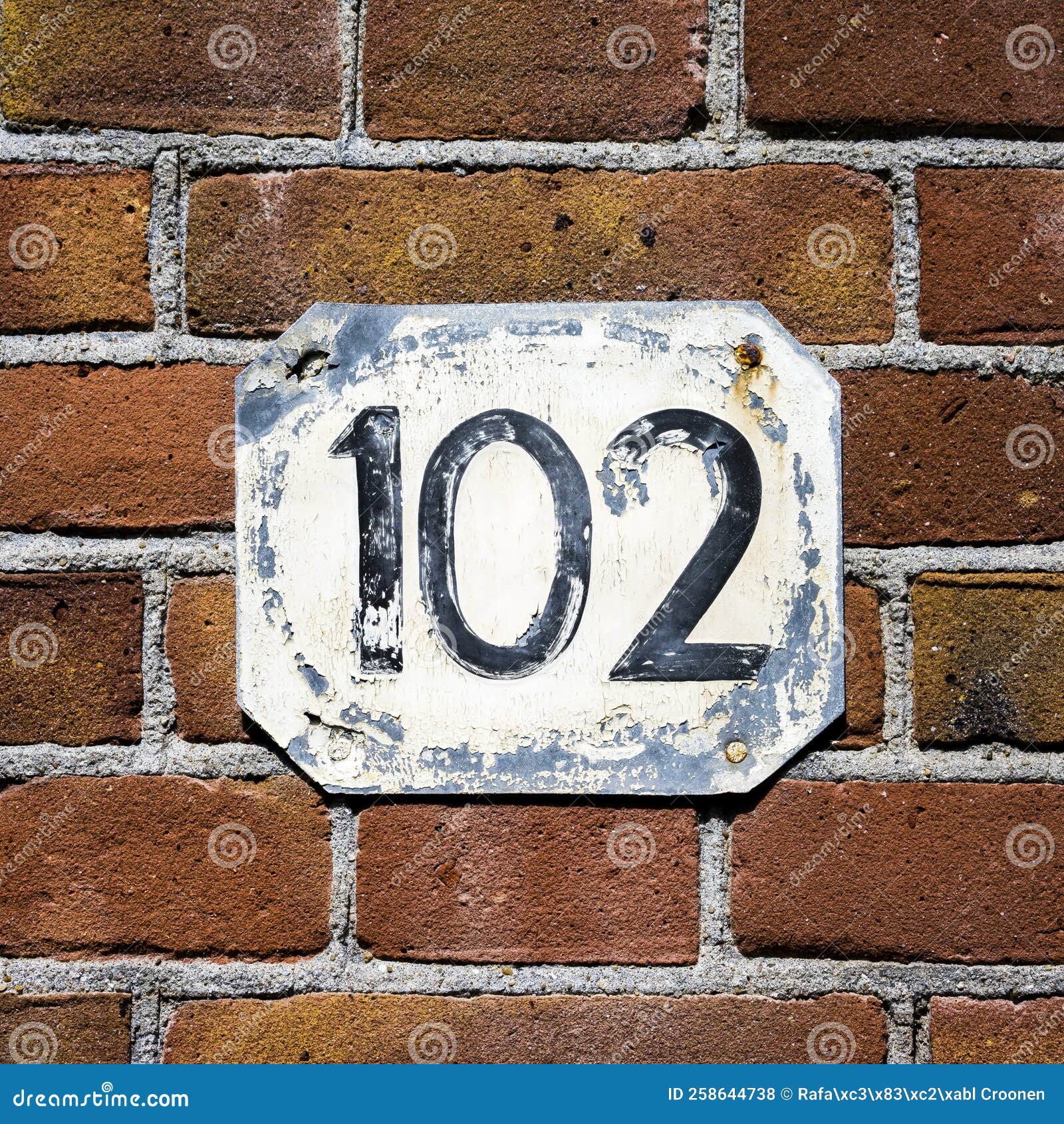 House number 102 stock photo. Image of outside, amount - 258644738