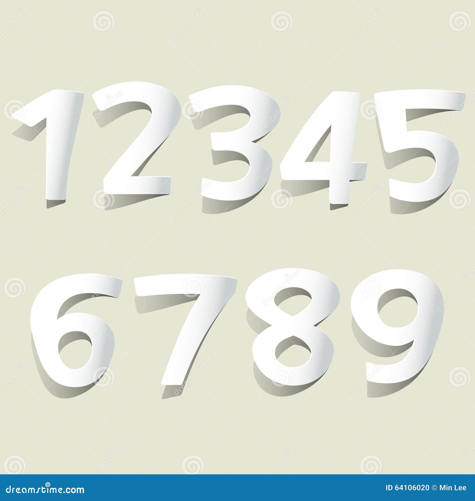 Number stock vector. Illustration of guide, sources, vector - 64106020