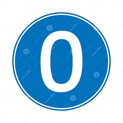 Number zero button stock illustration. Illustration of label - 205053662