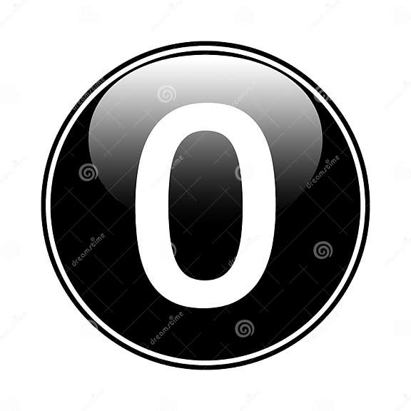 Number zero button stock illustration. Illustration of computing ...