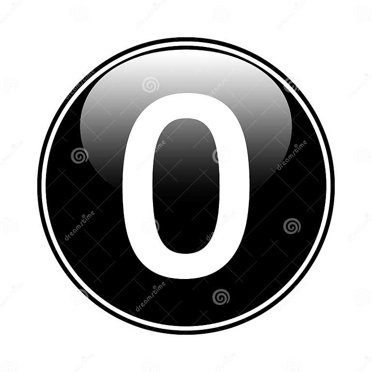 Number zero button stock illustration. Illustration of computing ...