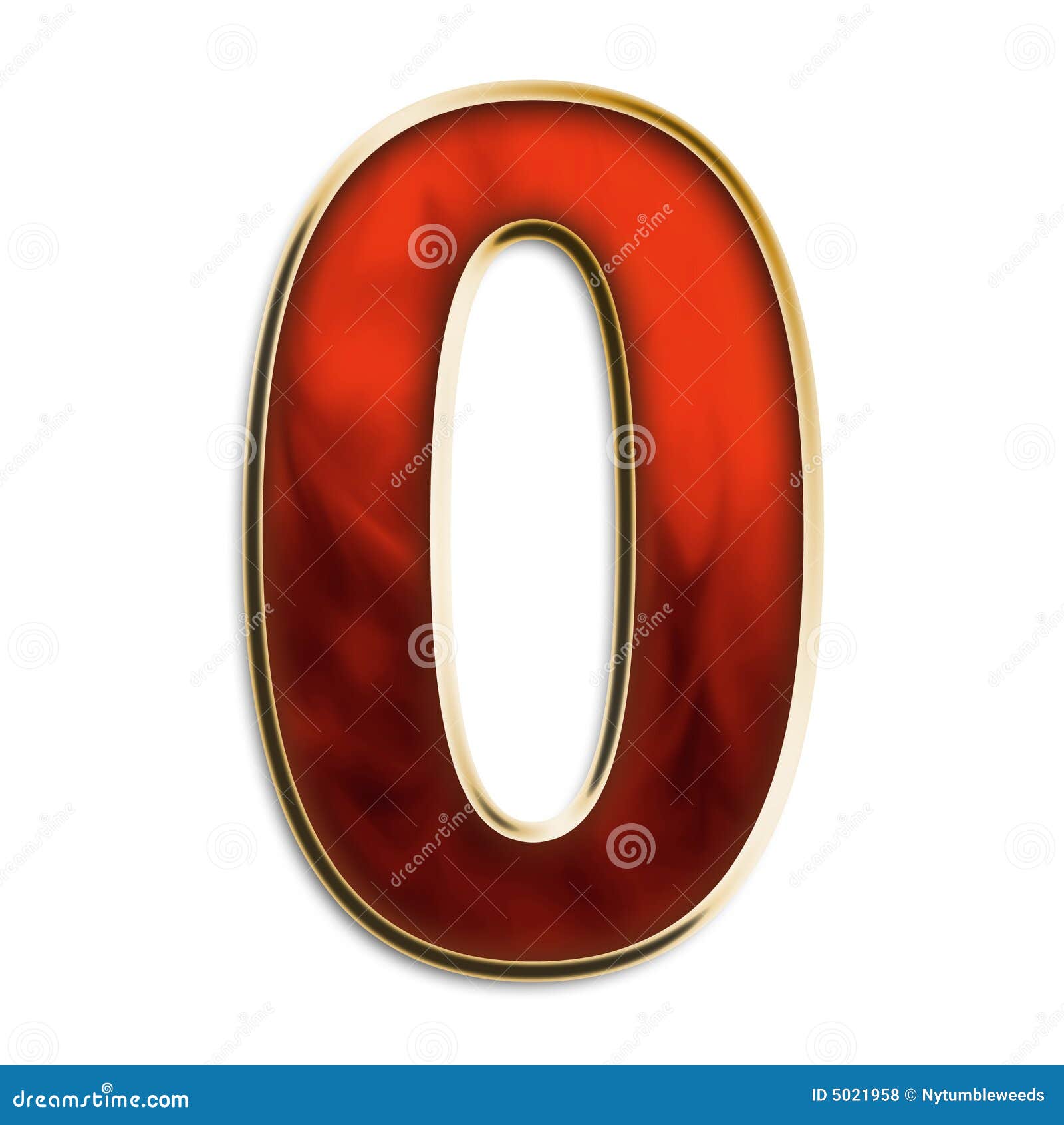 Number zero in fiery red stock illustration. Illustration of fiery ...