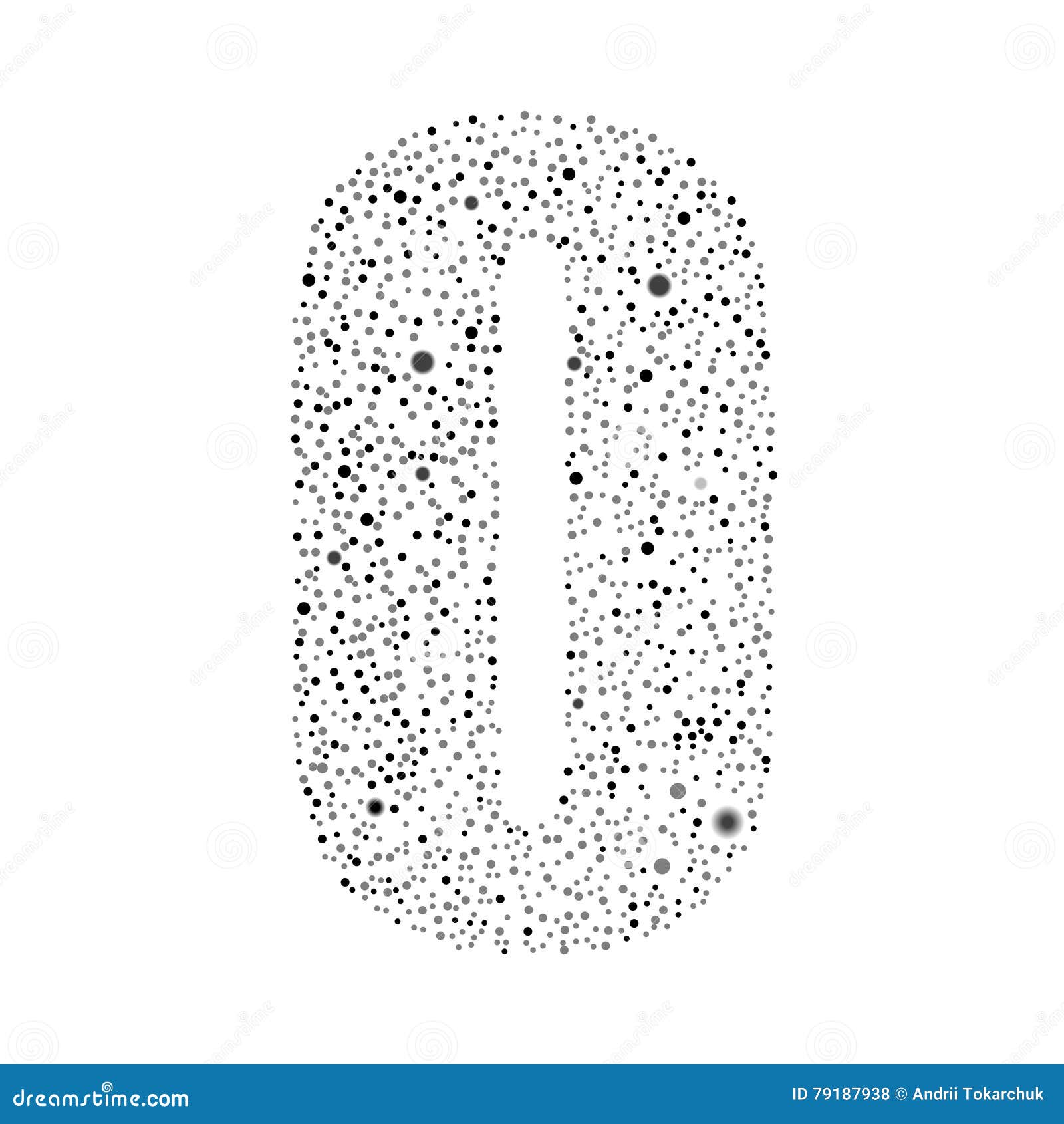 Number Zero Logotype Vector Design. Illustration. Stock Vector ...