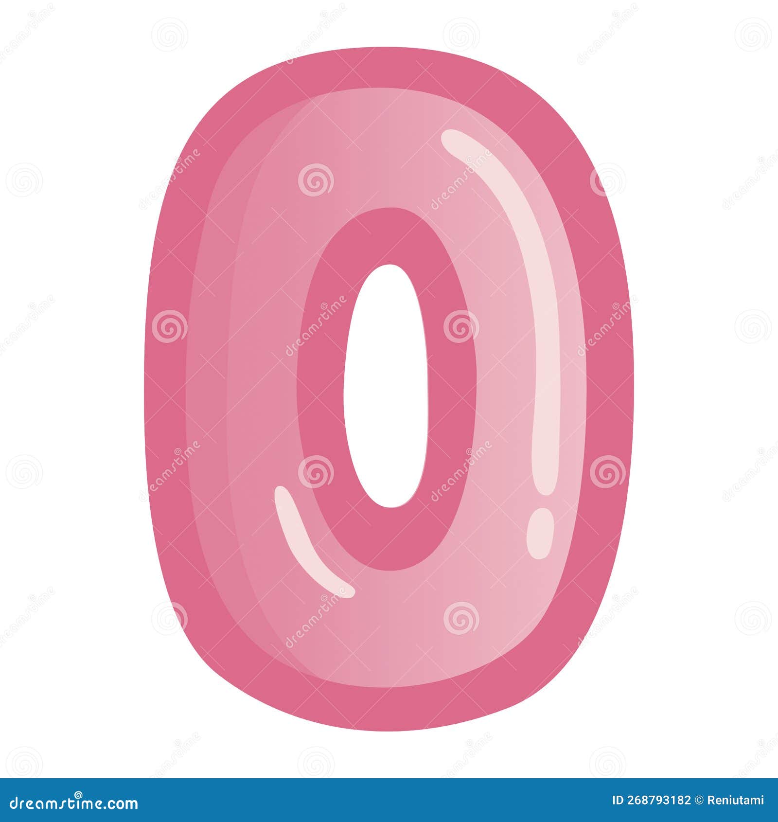 Number 0 Zero Pink Bold Alphabet Vector Icon Stock Vector ... Number 0 Zero Pink Bold Alphabet Vector Icon Stock Vector ...