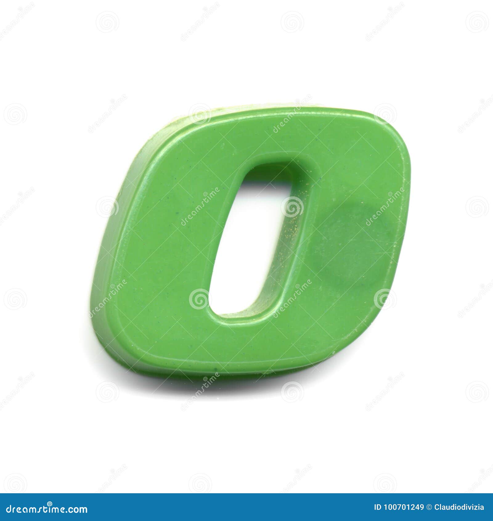 Plastic magnetic number 0 stock image. Image of digit - 100701249