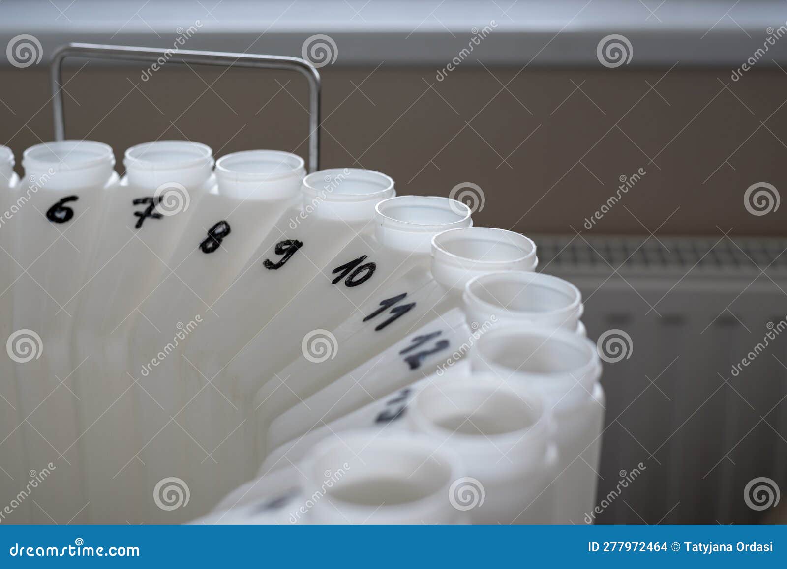 Numbered Containers of an Automatic Sampling Machine for Sampling ...