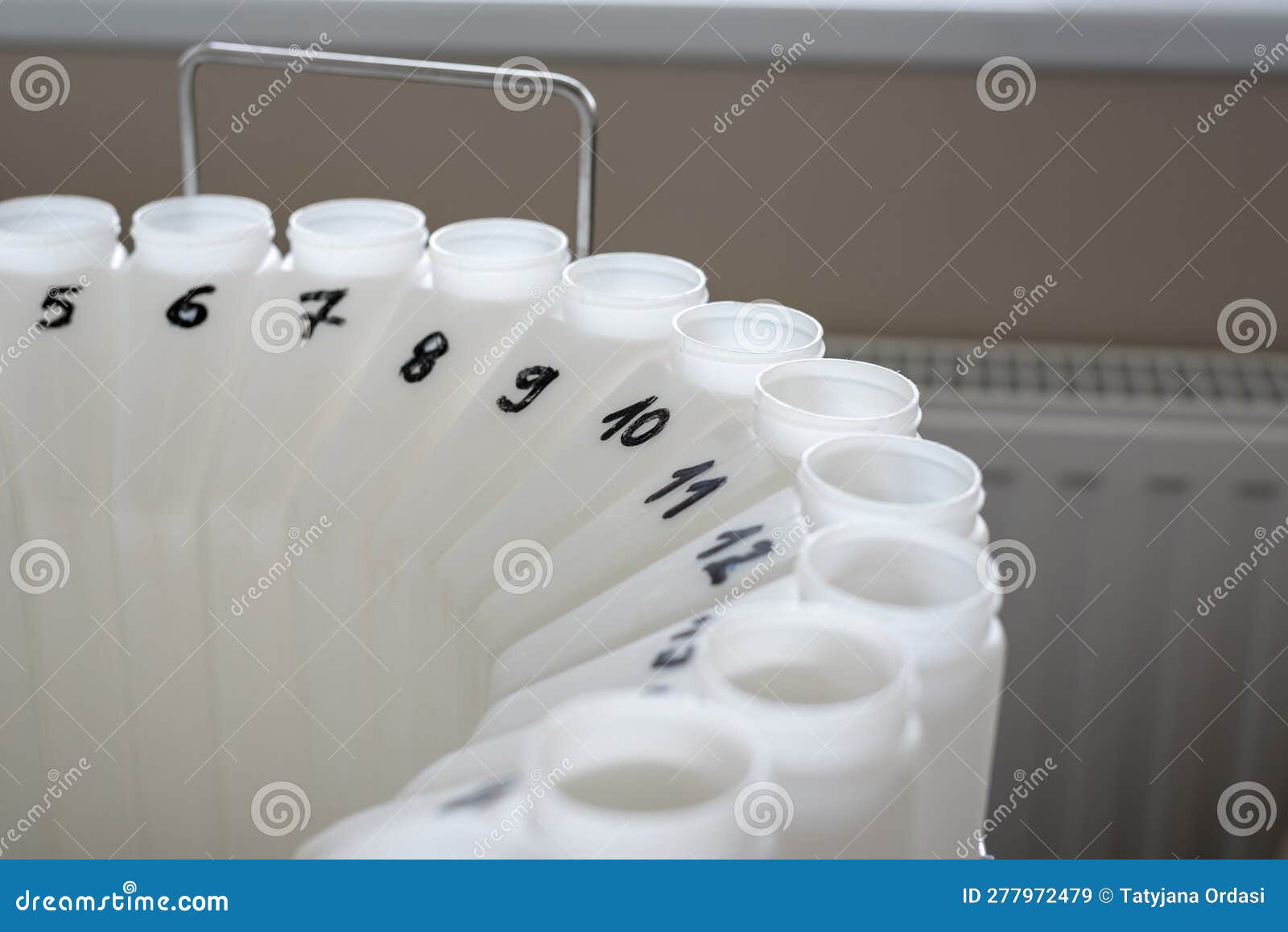 Numbered Containers Of An Automatic Sampling Machine For Sampling ...