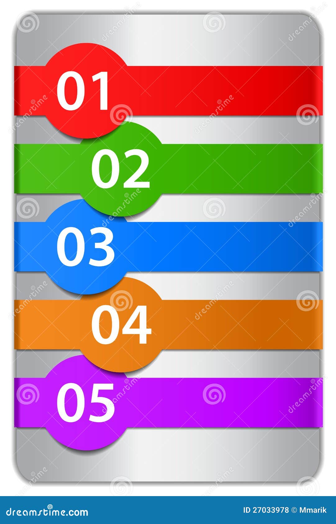 Numbered design templates stock vector. Illustration of modern - 27033978