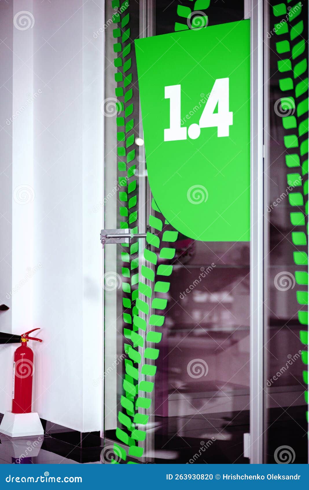 Numbered Glass Doors in an Office Stock Photo - Image of bank ...