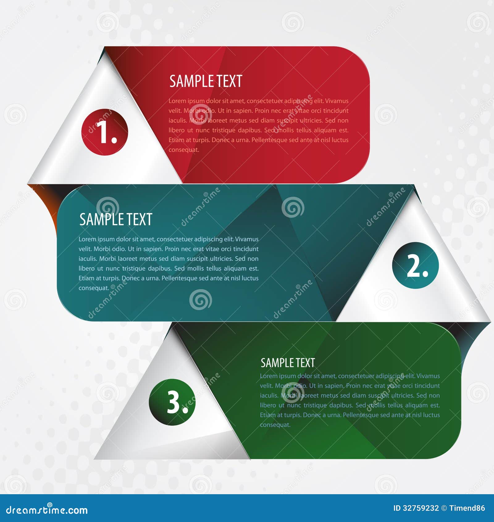 Numbered Infographics Vector Illustration | CartoonDealer.com #32759232