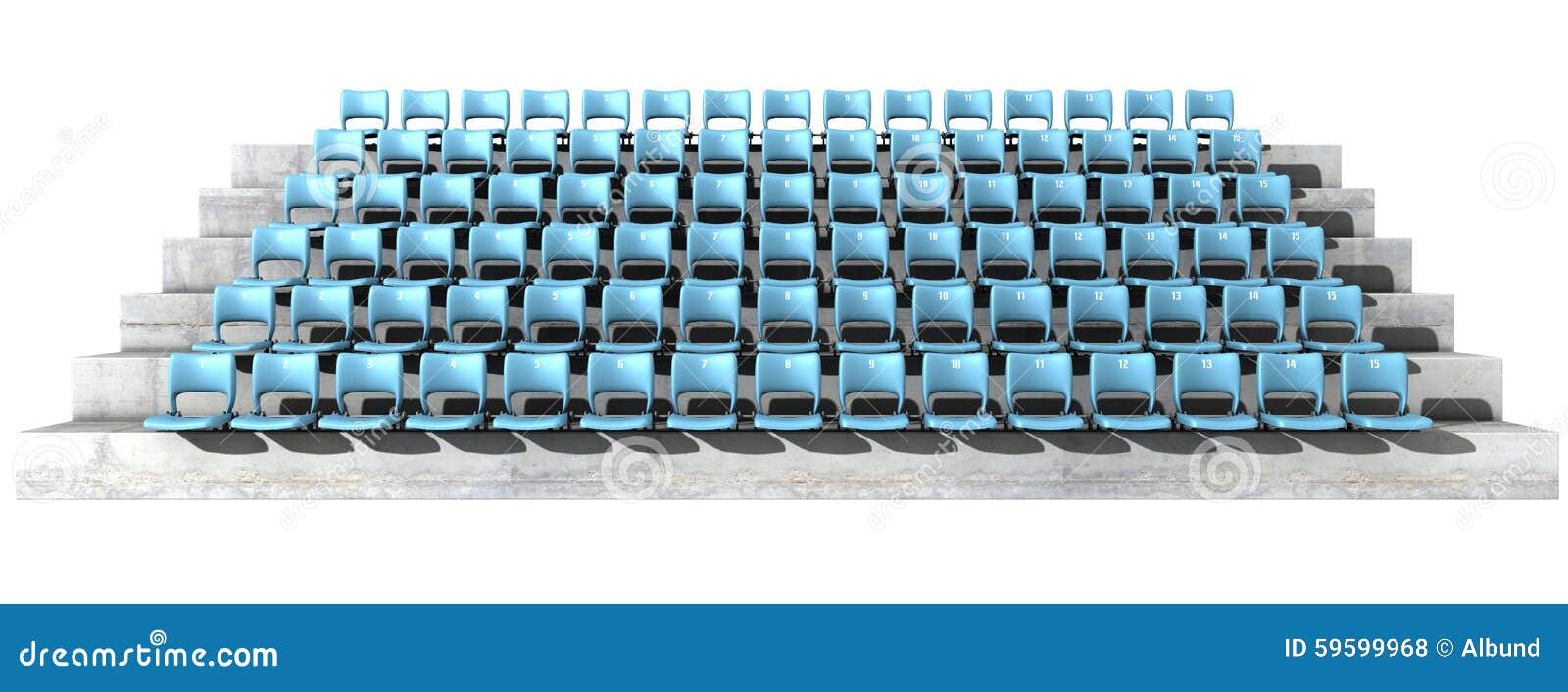 Stadium Seating Cartoon Vector | CartoonDealer.com #22354599