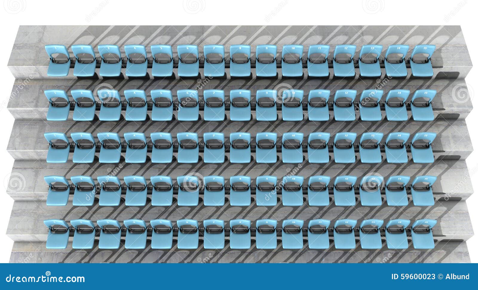 Stadium Seating Cartoon Vector | CartoonDealer.com #22354599