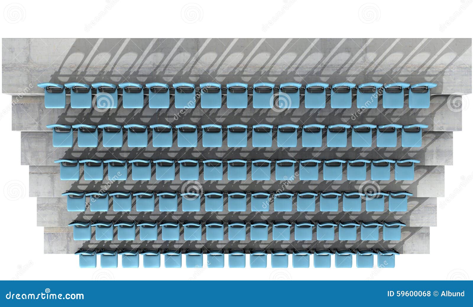 Stadium Seating Cartoon Vector | CartoonDealer.com #22354599