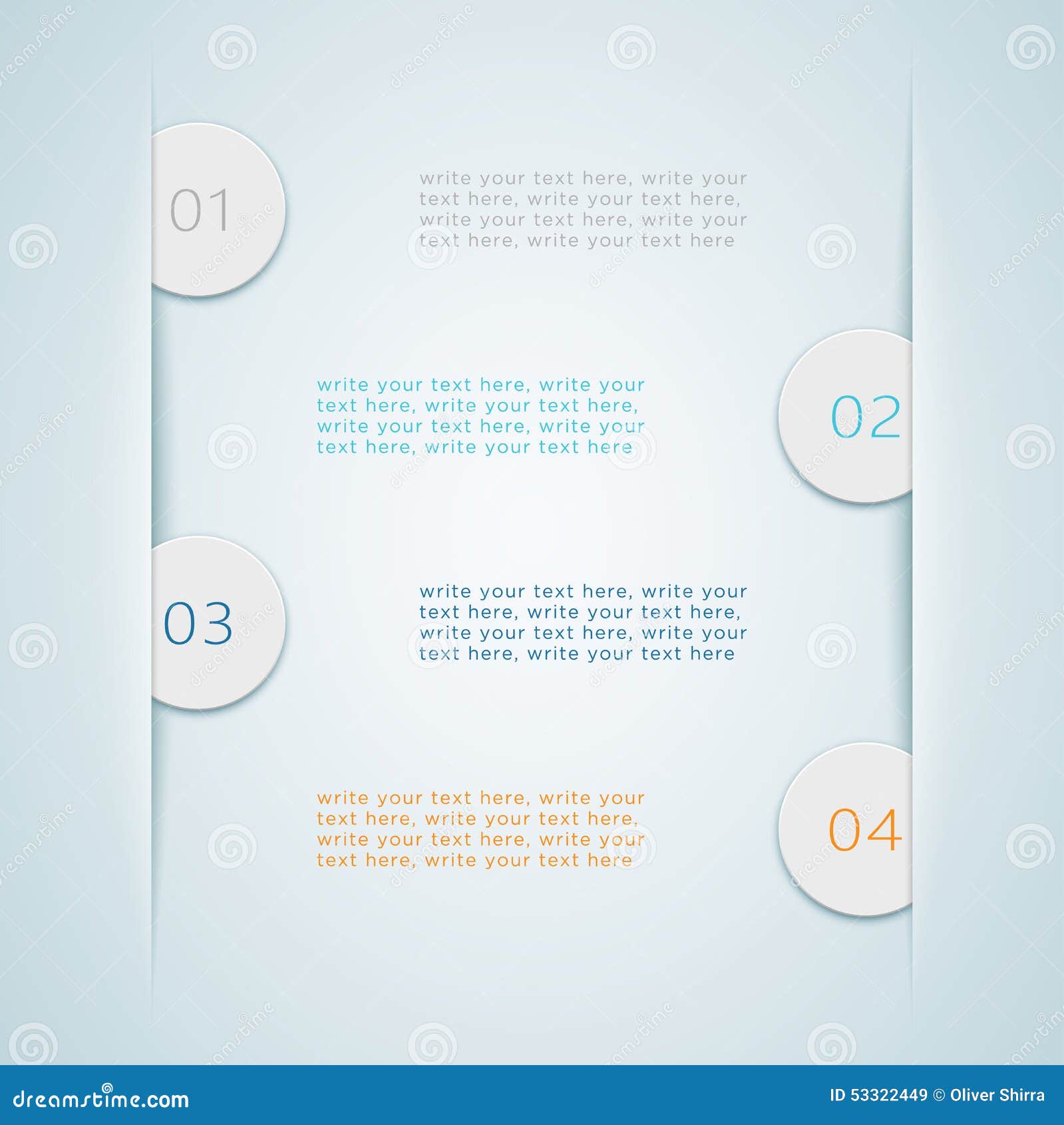 Numbered Steps 7 stock vector. Illustration of line, plan - 53322449