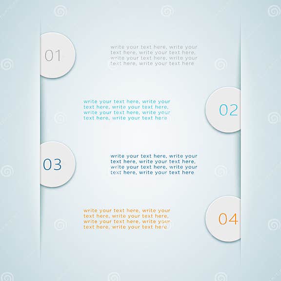 Numbered Steps 7 stock vector. Illustration of line, plan - 53322449