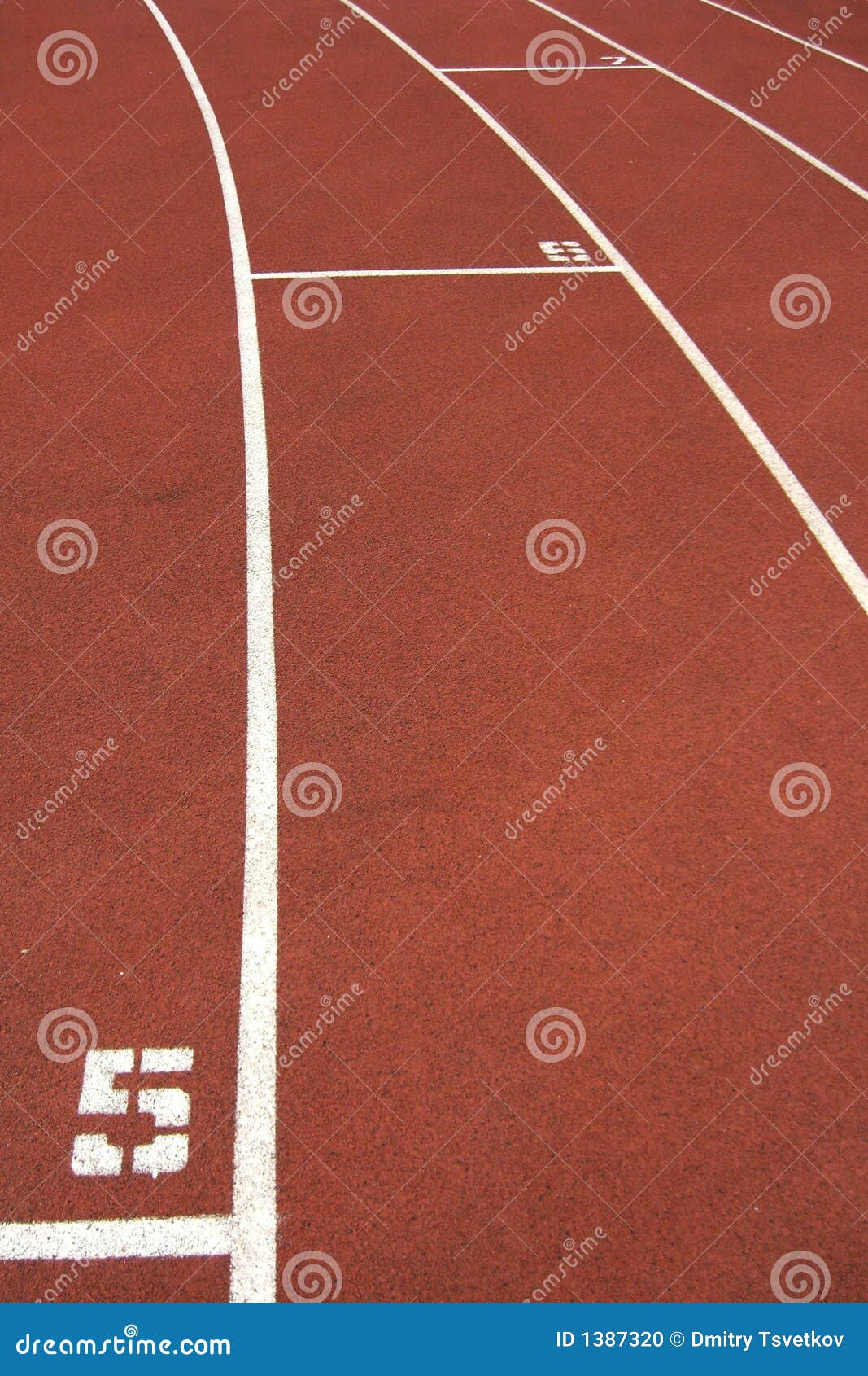 Numbered tracks stock photo. Image of sport, abstract - 1387320