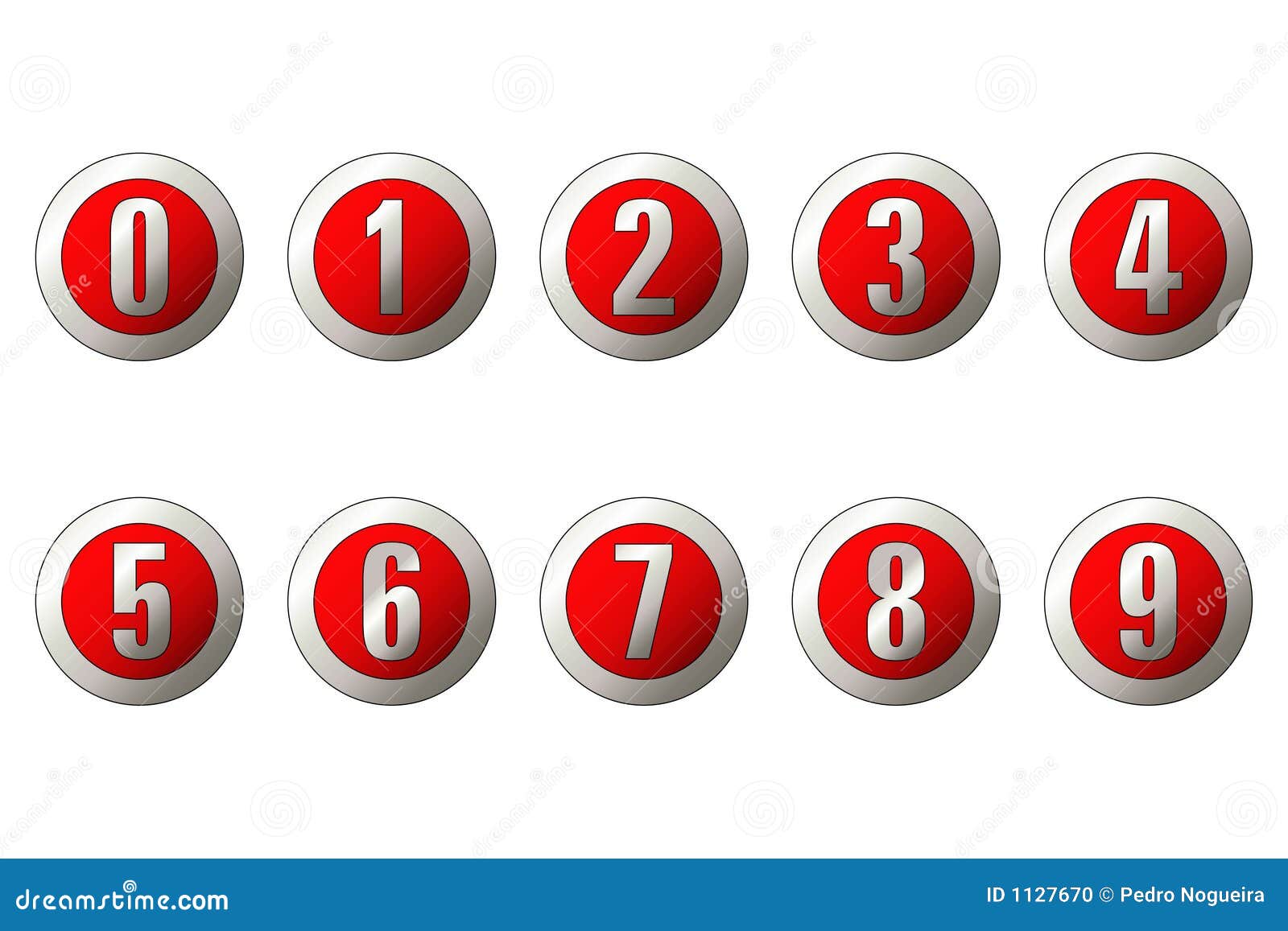 Numbers stock illustration. Illustration of gradient, centre - 1127670