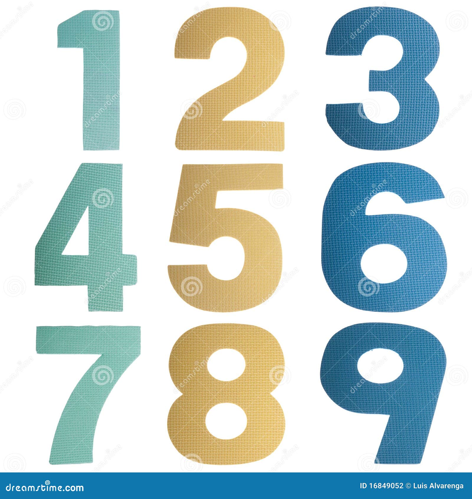 Numbers stock photo. Image of digit, green, digits, numerals - 16849052