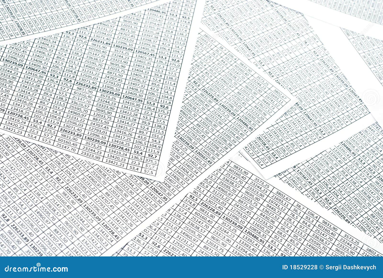 Numbers stock photo. Image of macro, paper, office, calculus - 18529228