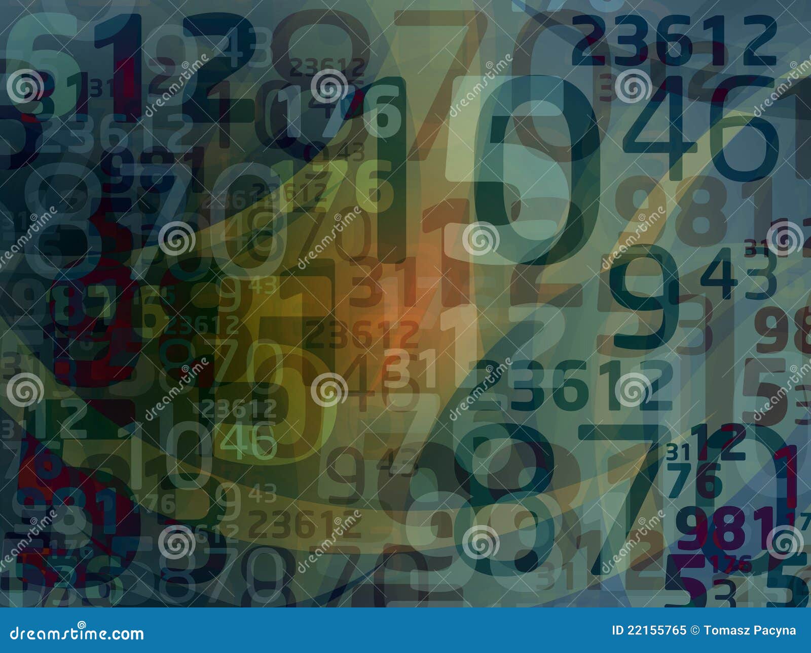 Numbers stock illustration. Illustration of abstract - 22155765