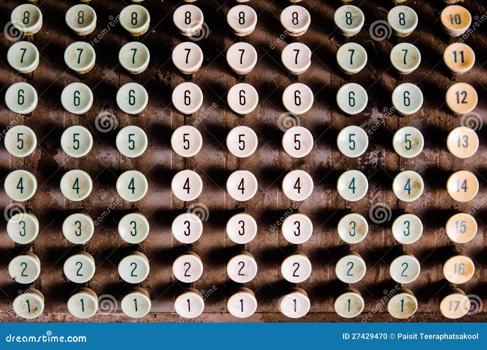 Numbers stock photo. Image of print, keyboard, antique - 27429470