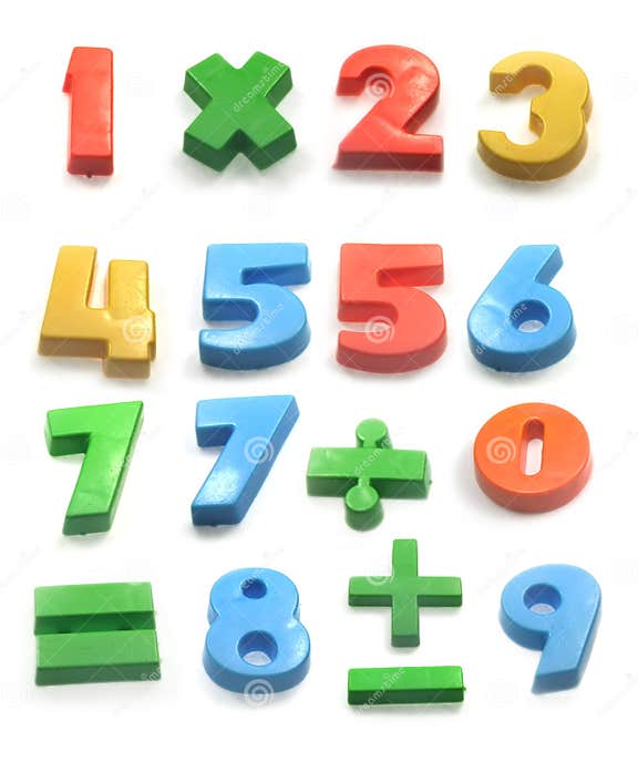 Numbers stock image. Image of magnetic, figure, games, educate - 308809