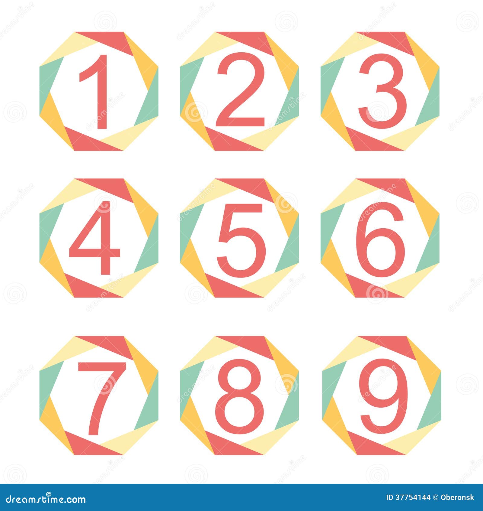 Numbers stock illustration. Illustration of chapter, button - 37754144