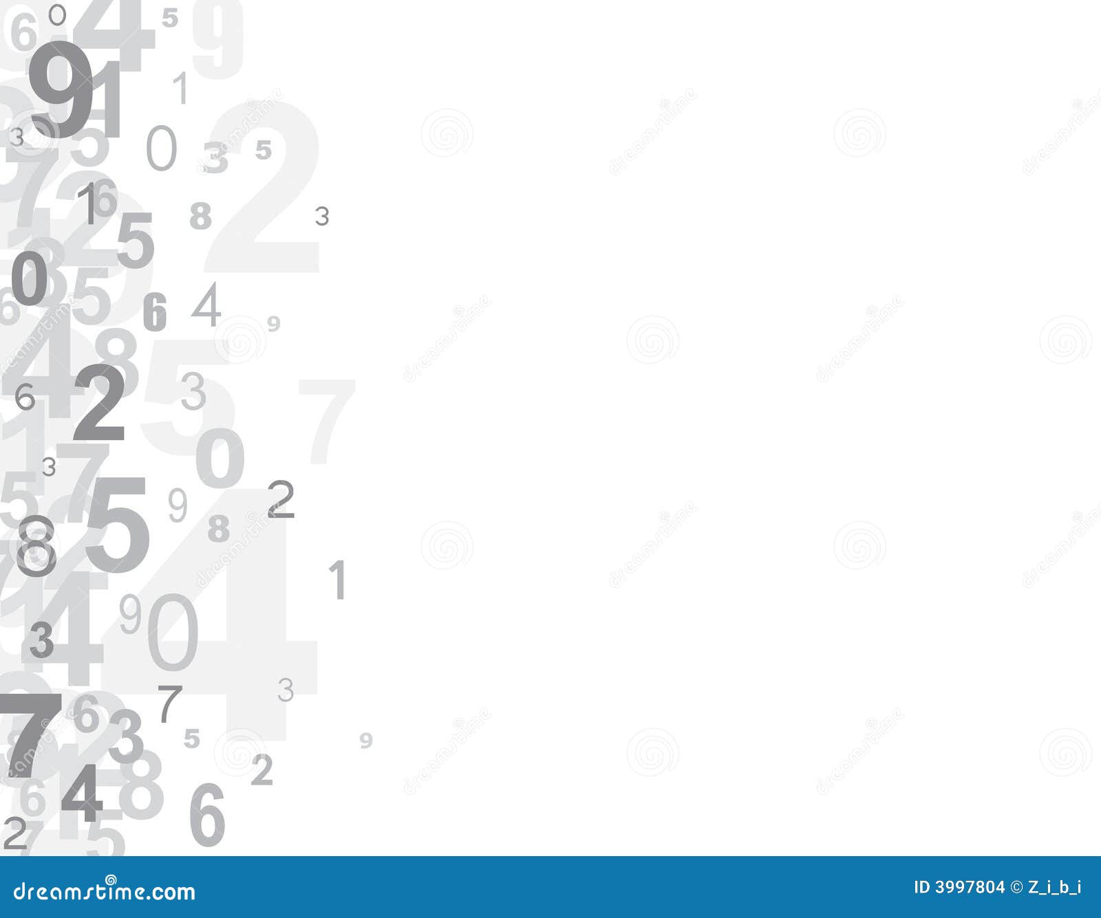 Numbers Background Stock Illustration | CartoonDealer.com #8638414