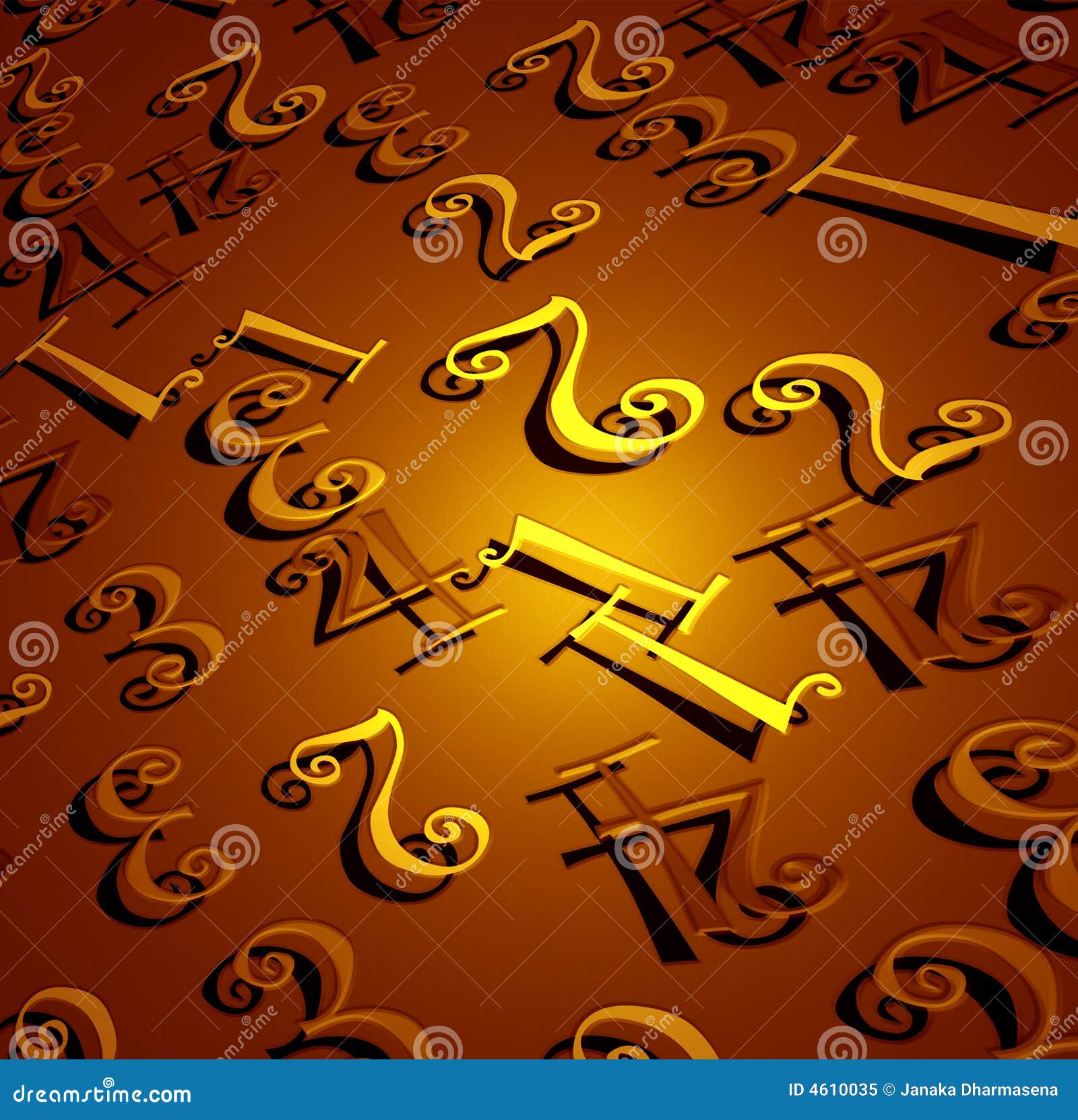 Numbers stock illustration. Illustration of activity, close - 4610035