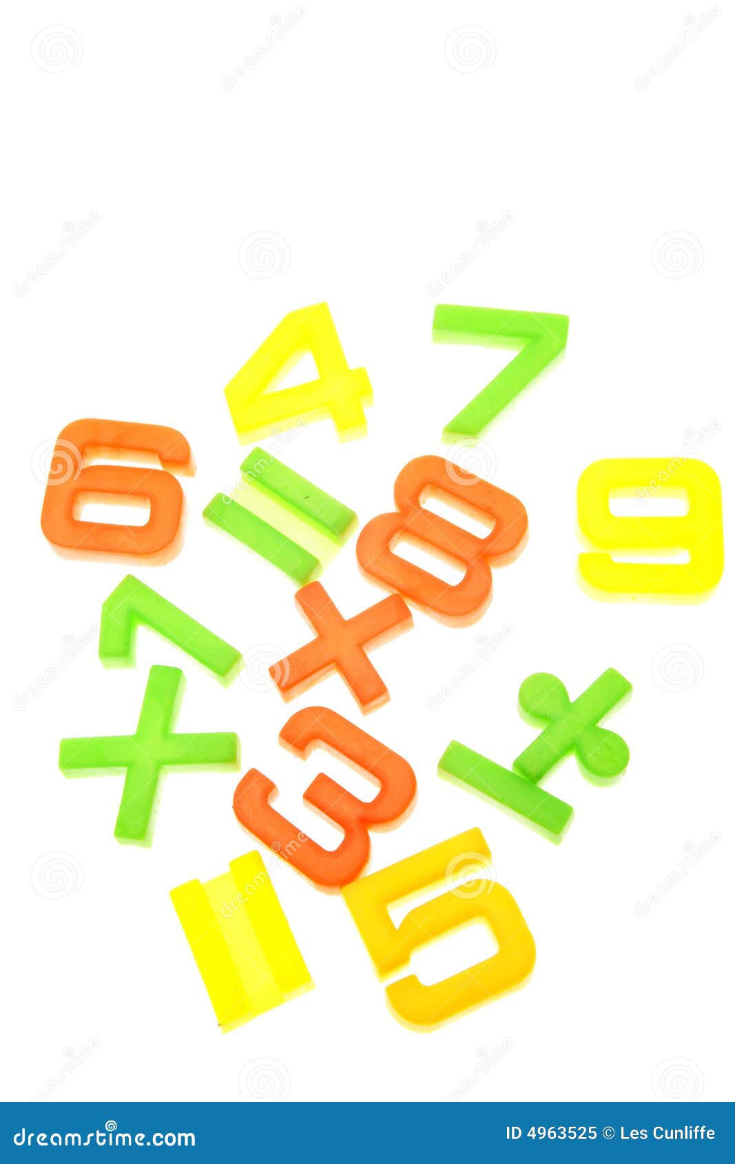 Numbers stock image. Image of numeric, color, childhood - 4963525