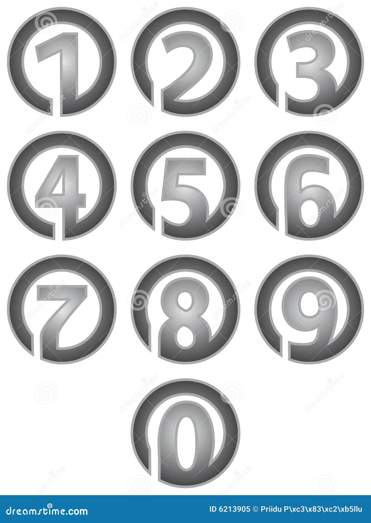 Circular Numbers Stock Illustrations – 2,996 Circular Numbers Stock ...