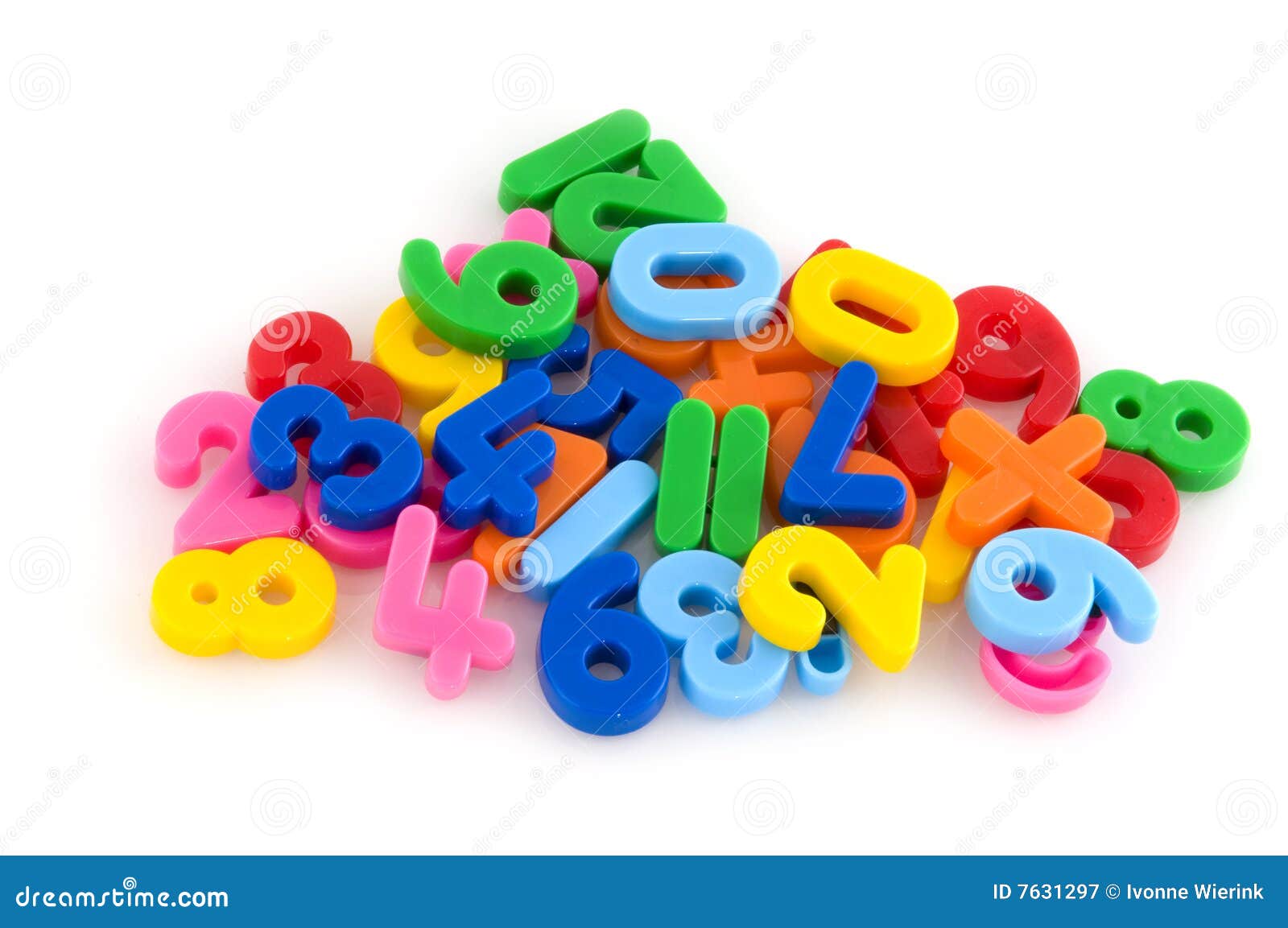 Numbers stock image. Image of colors, counting, numbers - 7631297