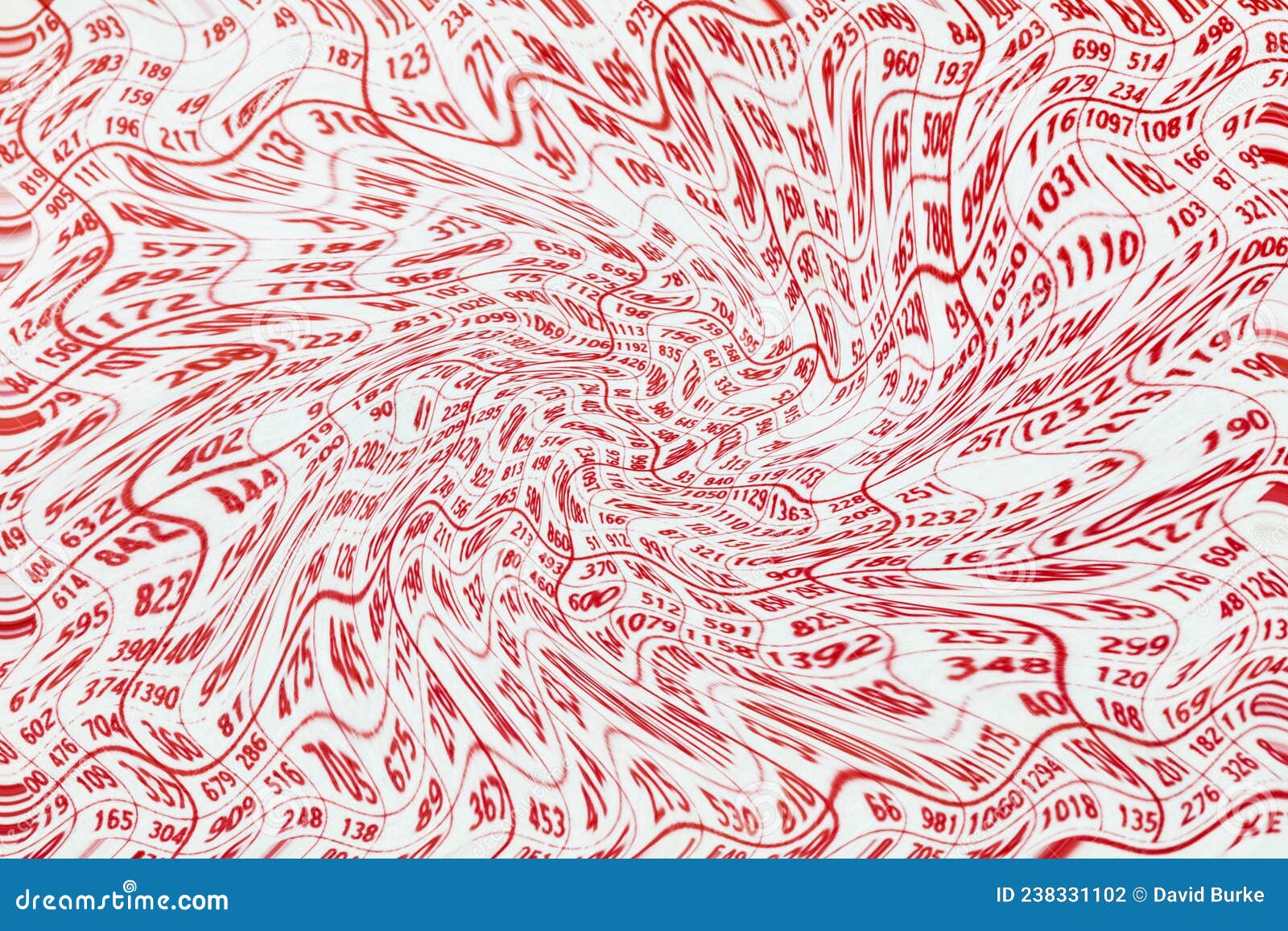 Numbers Abstract Design Random Flow Background Pattern Stock ...