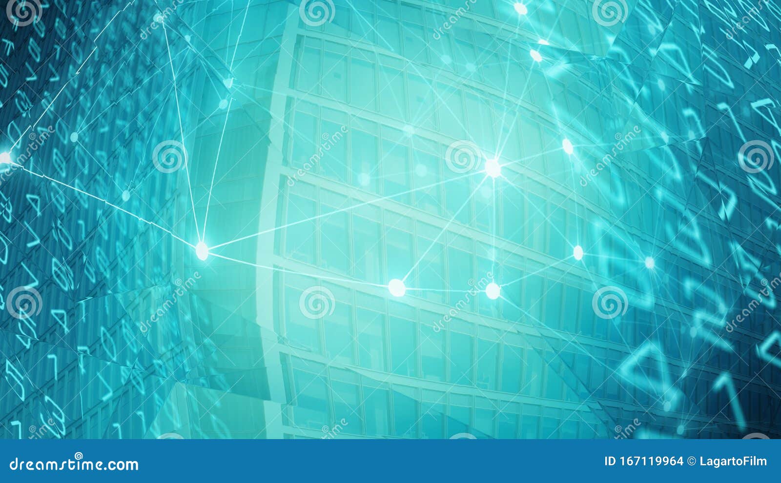 Cloud of Numbers, Data Analytics Abstract Concept Stock Illustration ...