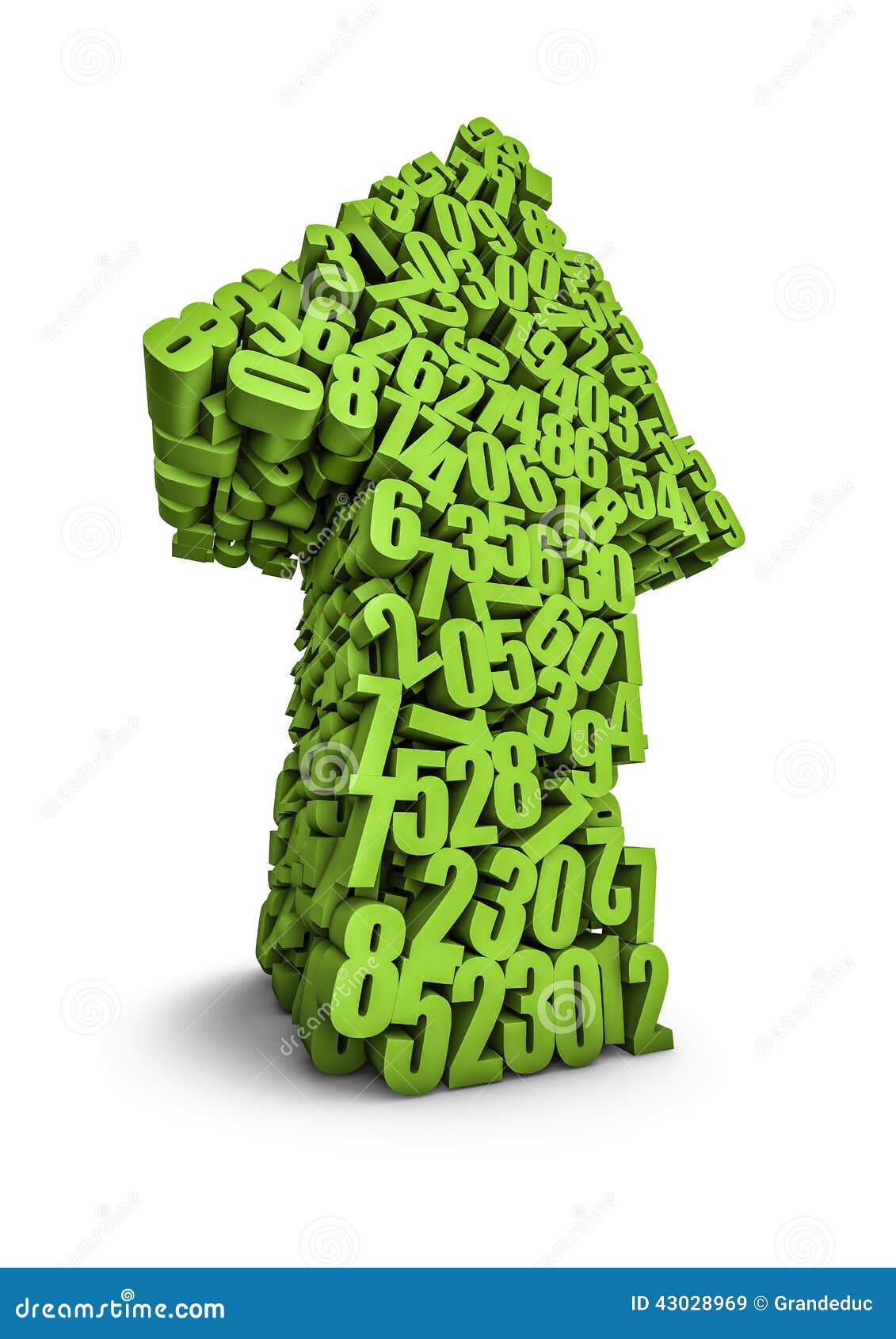 Numbers Arrow Royalty-Free Stock Photography | CartoonDealer.com #43028969