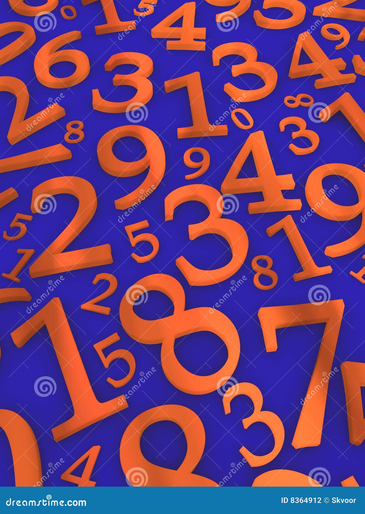 Numbers background stock illustration. Illustration of graphic - 8364912