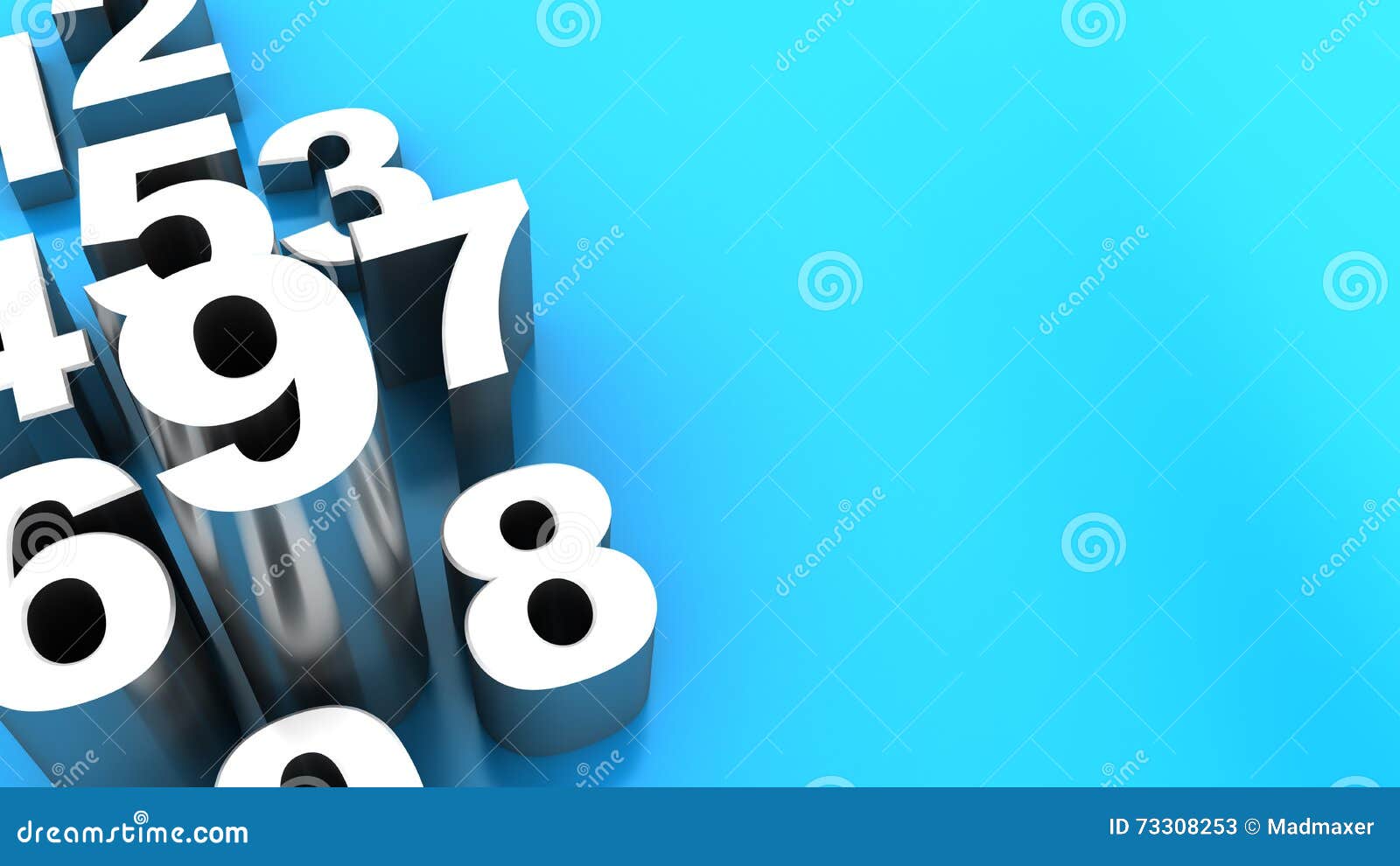 Numbers background stock illustration. Illustration of blue - 73308253